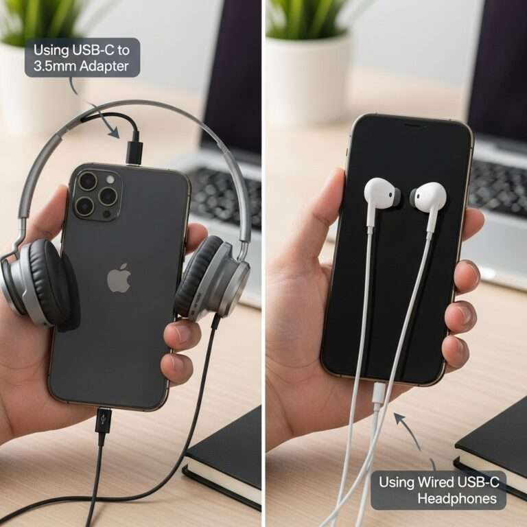 How to Use Wired Headphones with IPhone 16/17 – Headphone Experts